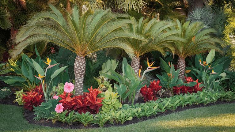 10 Creative Front Yard Palm Tree Landscape Ideas - Randy Lemmon