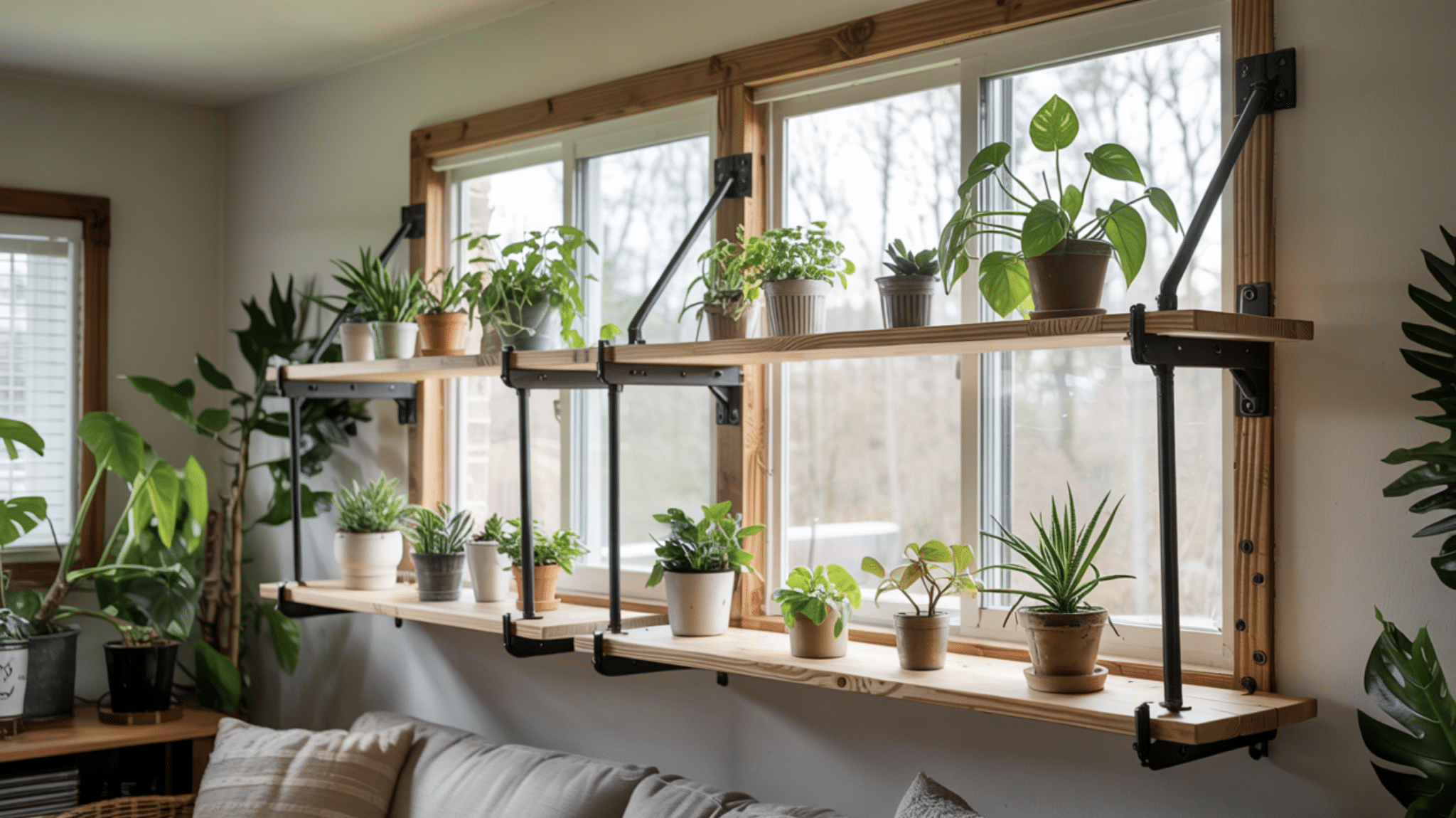 DIY Window Plant Shelf that Actually Works - Randy Lemmon