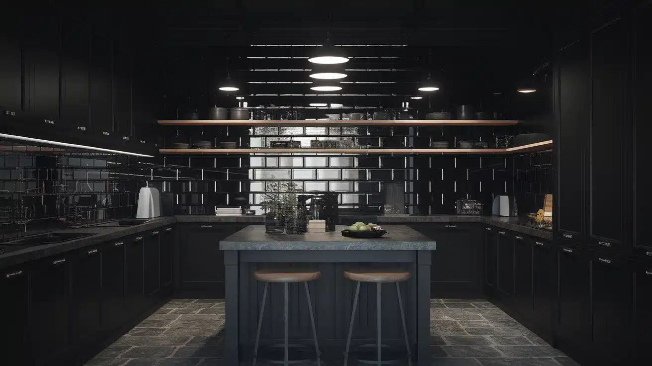 19 Moody Kitchen Ideas That Feel Bold and Warm - Randy Lemmon