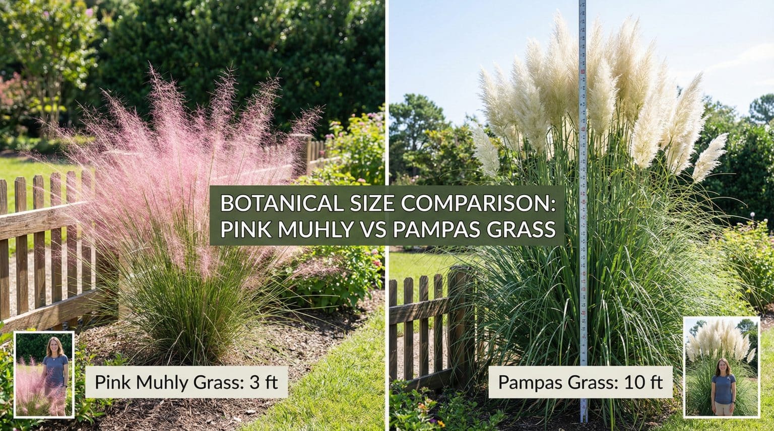 Pink Muhly vs Pampas Grass: Size, Care, Invasiveness - Randy Lemmon