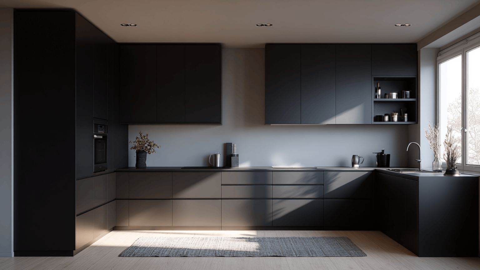 35 All Black Kitchen Ideas and Design Guide - Randy Lemmon