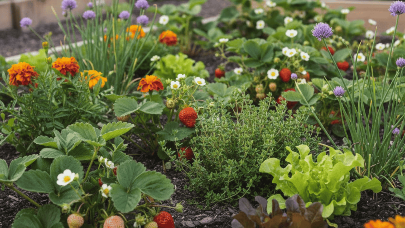Strawberry Companion Plants to Grow Better Berries - Randy Lemmon