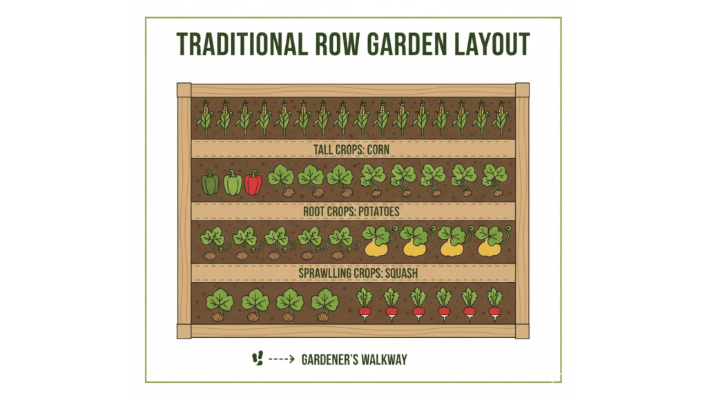 Beginner Basic Vegetable Garden Layout Guide - Randy Lemmon