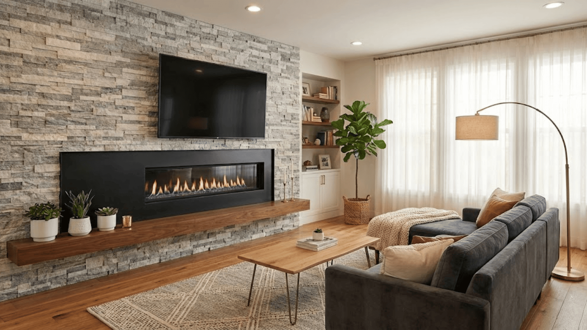 TV Above Fireplace: Design Rules, Height & Ideas - Randy Lemmon