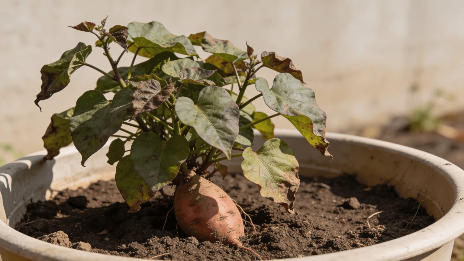 How to Grow Sweet Potatoes in Containers Successfully - Randy Lemmon